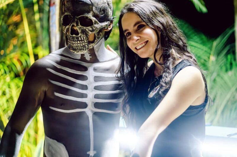 Cancun or Merida: Day of the Dead celebration with taco buffet. - Key Points