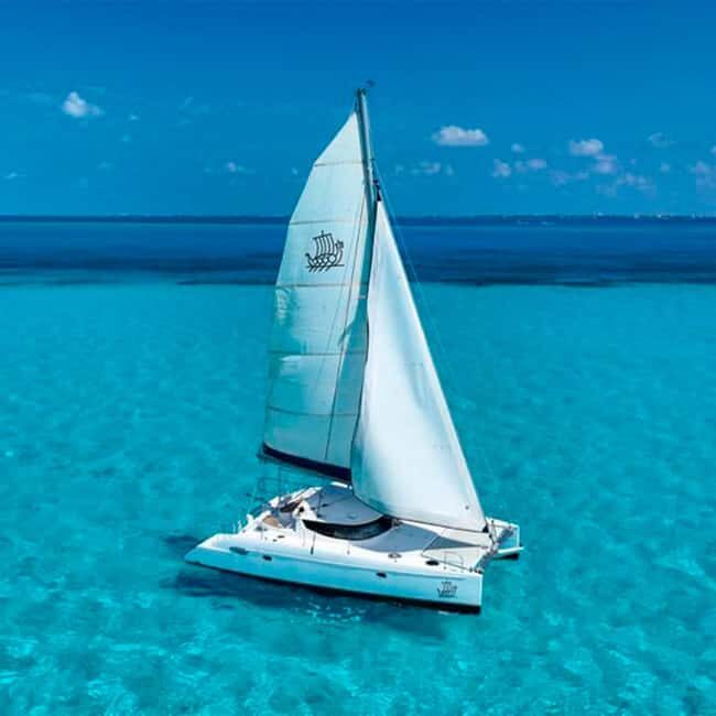 Cancun: Premium Catamaran with Transportation & Dock fee - Key Points
