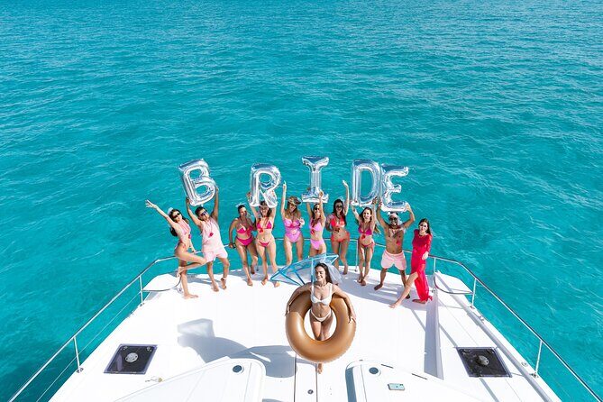 Cancun Private Catamaran for Bachelorette Party 51 Leopard - An Overview of the Experience