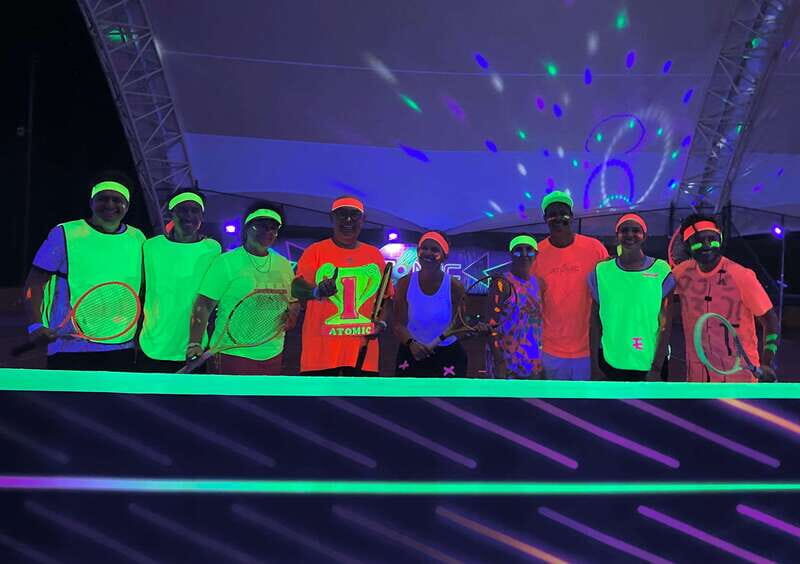 Cancun: Tennis Black-light Experience at RN Tennis Centre - First Impressions: What You Can Expect