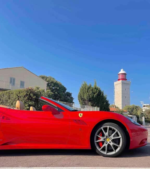 Cannes:private Ferrari Big Tour to Juan Les Pins and Antibes - An In-Depth Look at the Tour Experience
