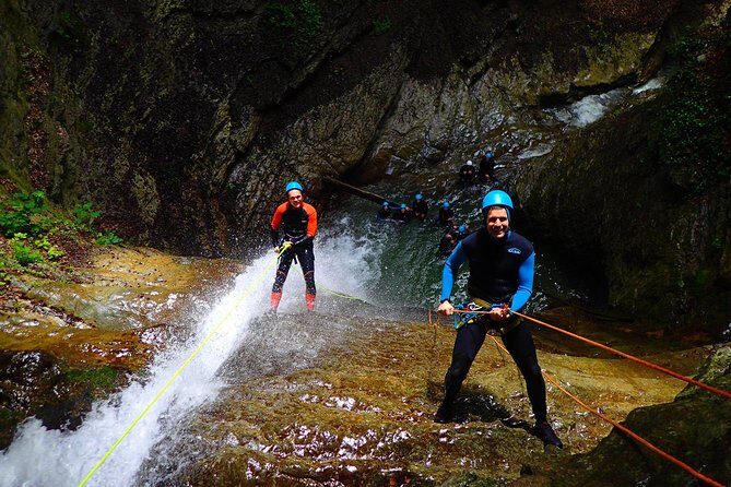 Canyoning sensation of Angon on the shores of Lake Annecy - Key Points