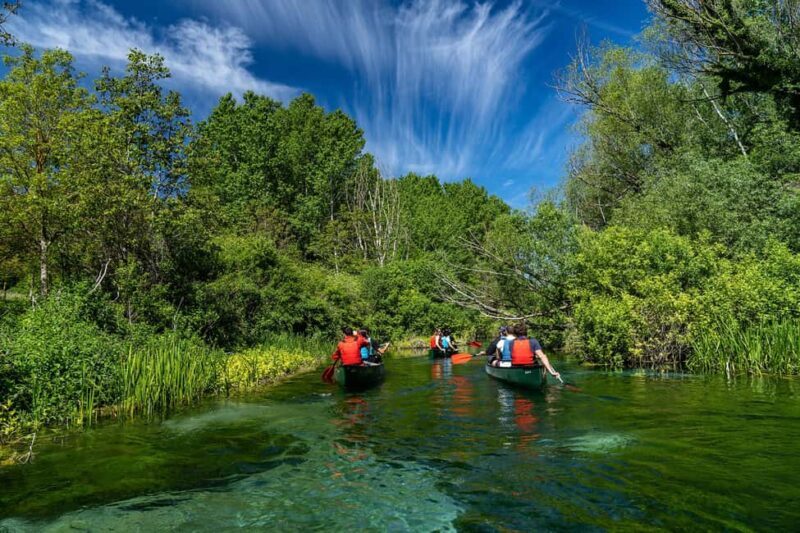 Capestrano: Canadian Canoe Excursion on the Tirino River - A DETAILED LOOK AT THE CANOING EXPERIENCE