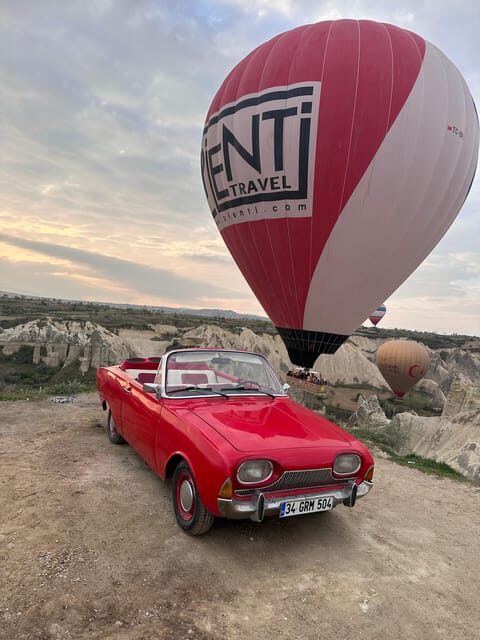 Cappadocia: Hot Air Balloon Watching Tour with Classic Car - What to Expect on the Tour