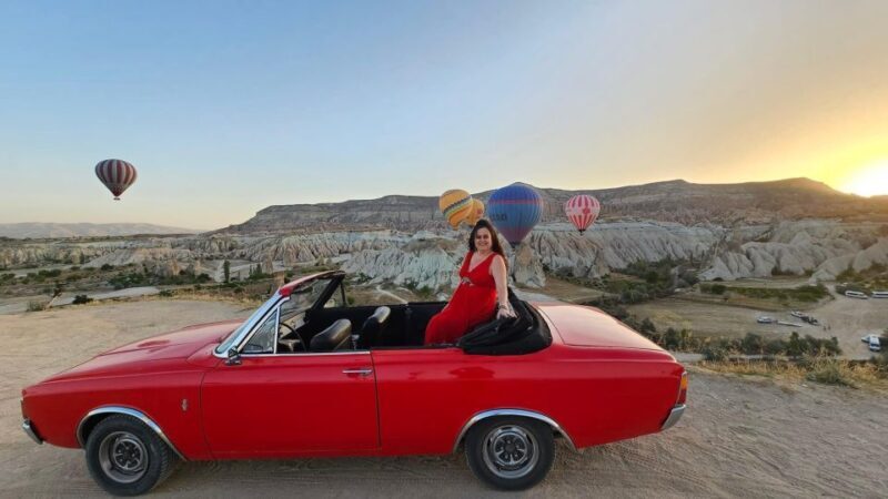 Cappadocia: Sunrise, Day Tour & Sunset Classic Car Tour - Key Points