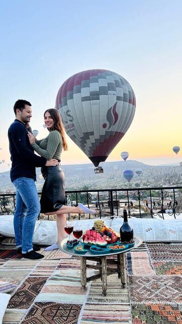 Cappadocia: Terrace Photo Spot With Balloon Flight View - The Sum Up