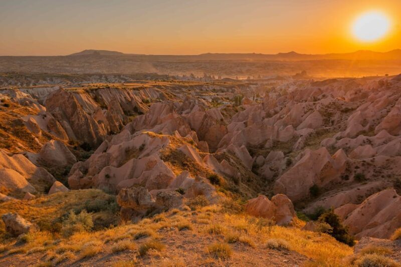 Cappadocia Watching the Sunset With Wine in Red Valley - Key Points