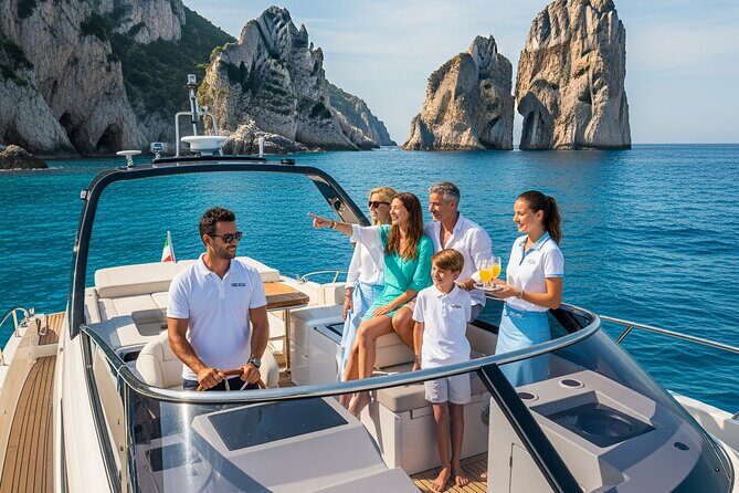 Capri All Inclusive Semi-Private Boat Tour with City Visit - Key Points