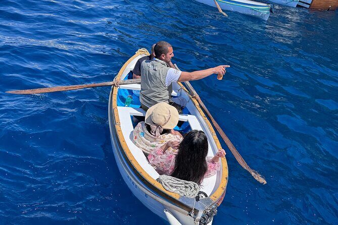 Capri by Sea: A Private Boat Adventure with Blue Grotto - Marina Piccola and the Faraglioni Rocks