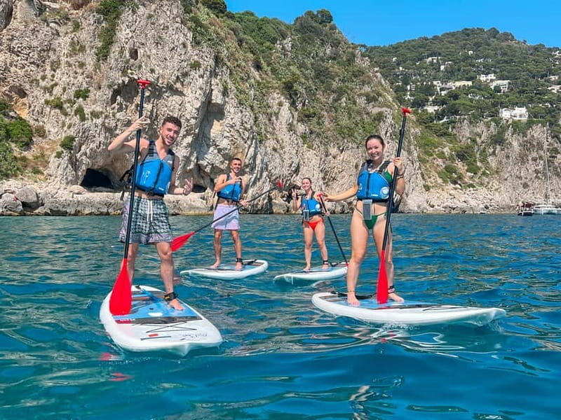 Capri: Caves and Beaches Paddle Board Tour with Photos - Key Points