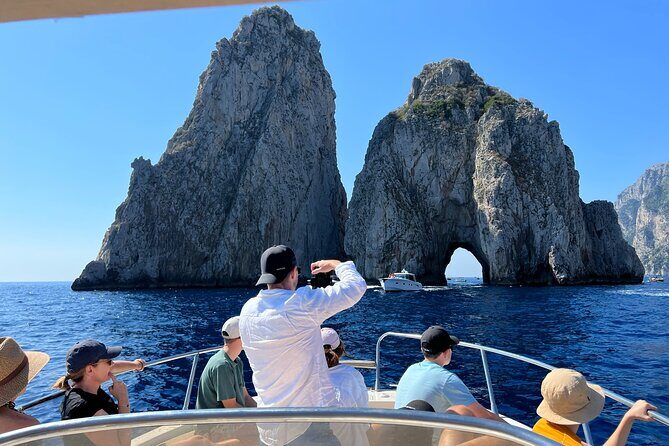 Capri Premium Private Boat Tour + City Visit - Key Points