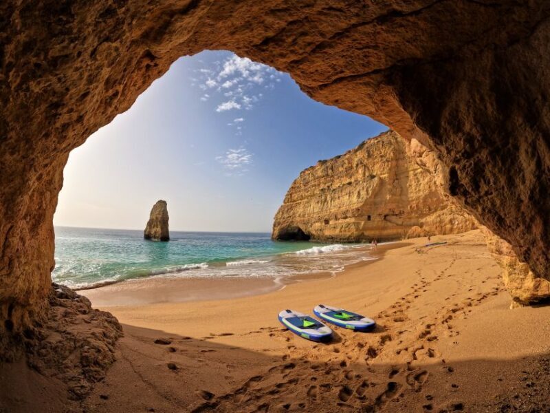 Carvoeiro: Benagil Cave Kayak Tour with 4k Photos - The Itinerary: What You’ll See