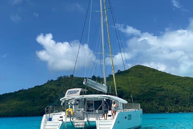 Catamaran Cruise - Leeward Islands  The Polynesian Escape - An Authentic Two-Day Catamaran Cruise in the Leeward Islands
