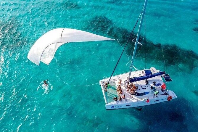 Catamaran Party on the Caribbean Sea to Isla Mujeres - What’s Included and What’s Not