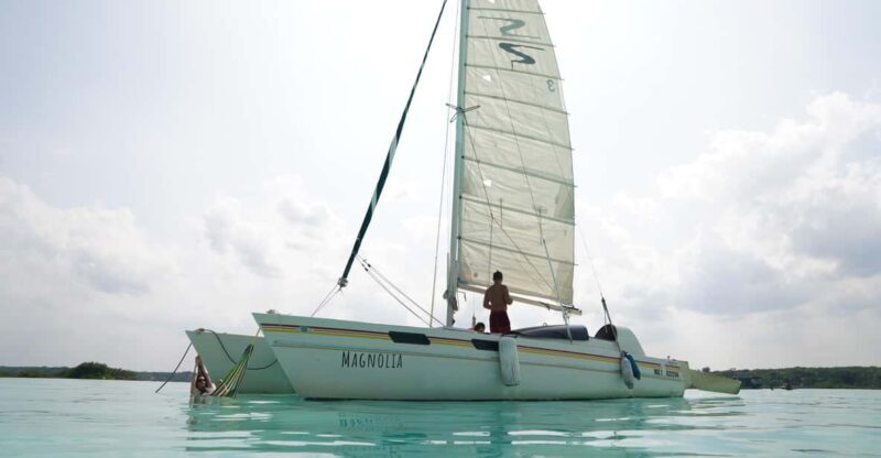 Catamaran Sailing Experience at Bacalar Lagoon. - A Deep Dive Into the Bacalar Lagoon Catamaran Experience