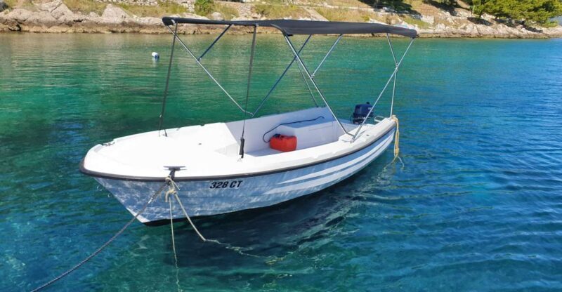 Cavtat: Self-Drive Boat Rental with 5 hp Engine (16 People) - Key Points