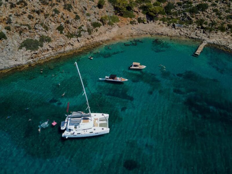 Chania: Morning Catamaran Cruise with Premium Lunch & Drinks - Key Points