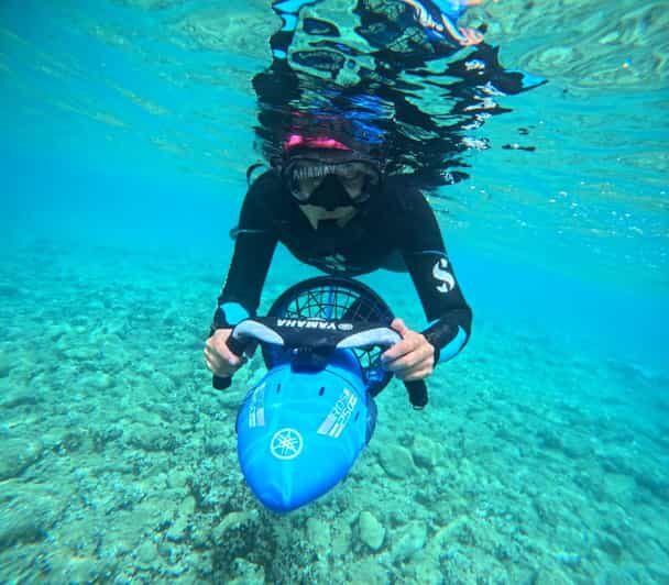 Chania: Sea Scooter Snorkeling boat tour - Key Points