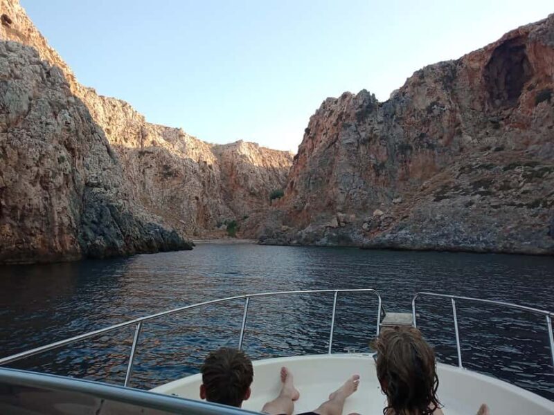 Chania,Kalyves-The Three Cove Boat Trip - An In-Depth Look at the Experience