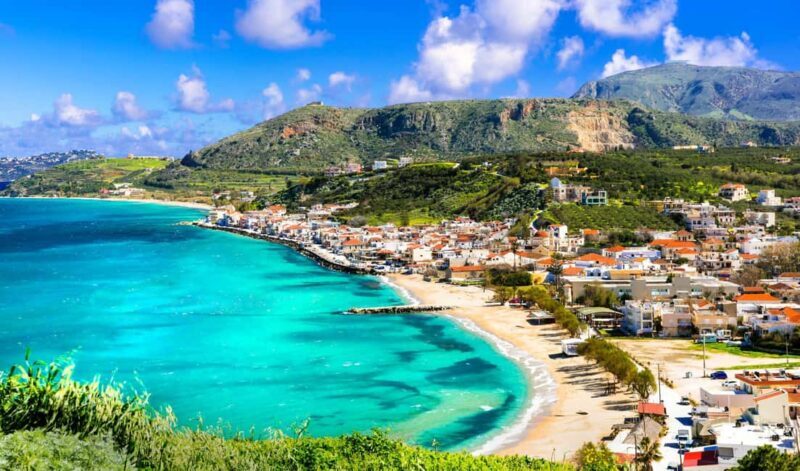 Chania:Souda Bay Cruise to Sea Caves & Beaches with pick up - Key Points