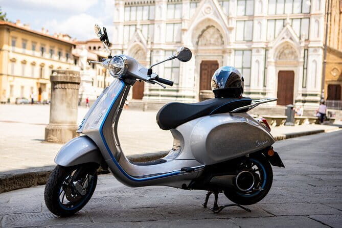 Chianti Hills: AppGuided eVespa Tour + Lunch in Greve - Key Points