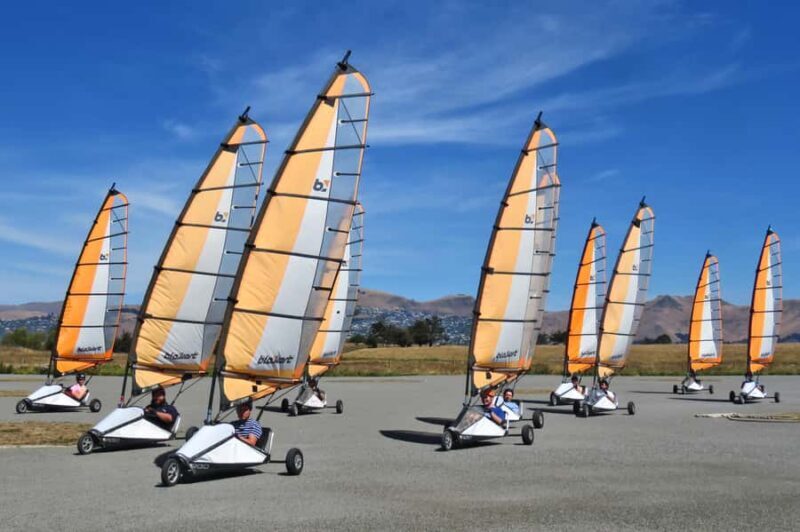 Christchurch: Blokart Land-sailing - The Scenic and Windy Conditions