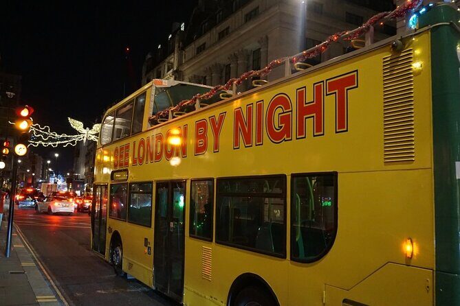 Christmas Lights Open-Top Bus Tour - Key Points