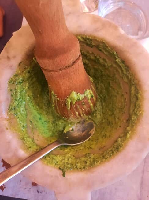 Cinque Terre: Pesto Making Class with Wine and Food Tasting - The Sum Up
