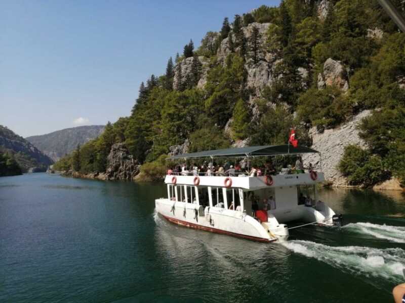 City of Side: Green Canyon Boat Tour with Lunch and Drinks - Key Points