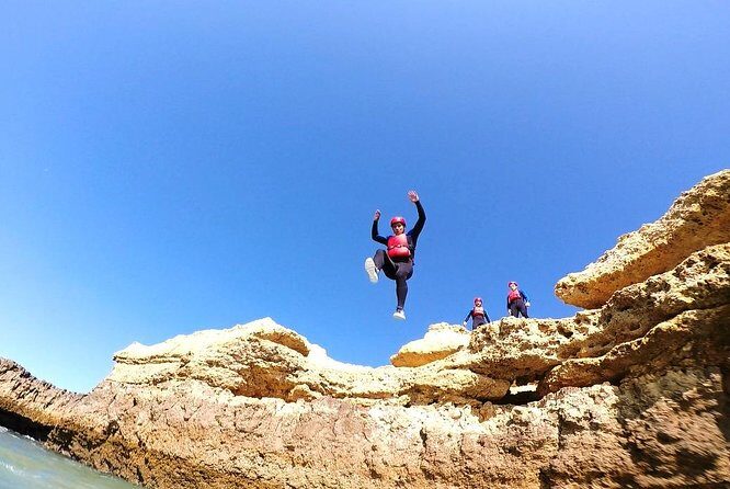 CLIFF JUMPING tour - Coasteering in Albufeira - The Jumps and Cave Exploration