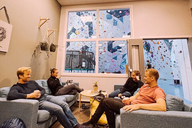 Climbing in Mørkvedhallen Klatresenter - Climbing Routes and Facilities