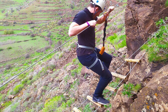 Climbing + Zipline + Via Ferrata + Cave. Adventure route in Gran Canaria - From the Review Feedback