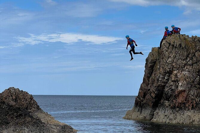 Coasteering Adventure at Portknockie and Bow Fiddle Rock - Key Points