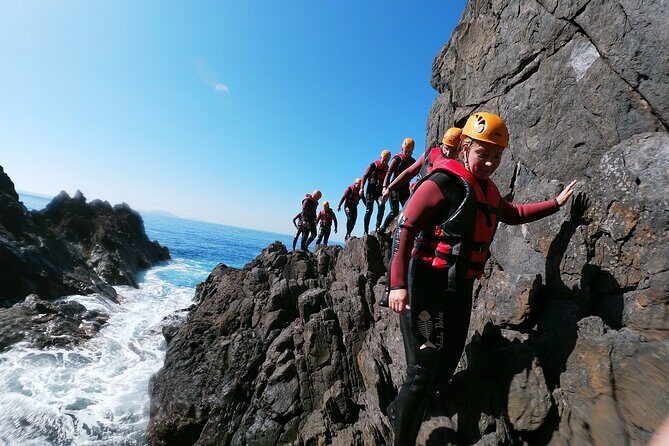 Coasteering Tour - Cliff jumping, swimming, scrambling. - The Sum Up