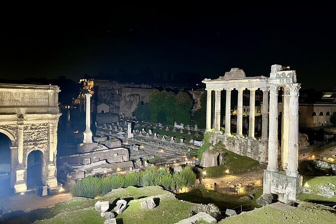 Colosseum and Roman Forum Sightseeing Area Night Walking Tour - FAQs