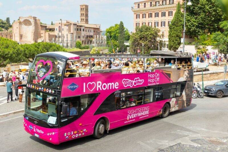 Colosseum Escorted Entrance Combo Pass with Open Bus - Authenticity and Practicality