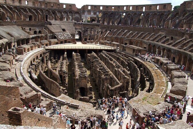 Colosseum, Forum, Palatine Hill with audio guide and Arena or Bus option - FAQ