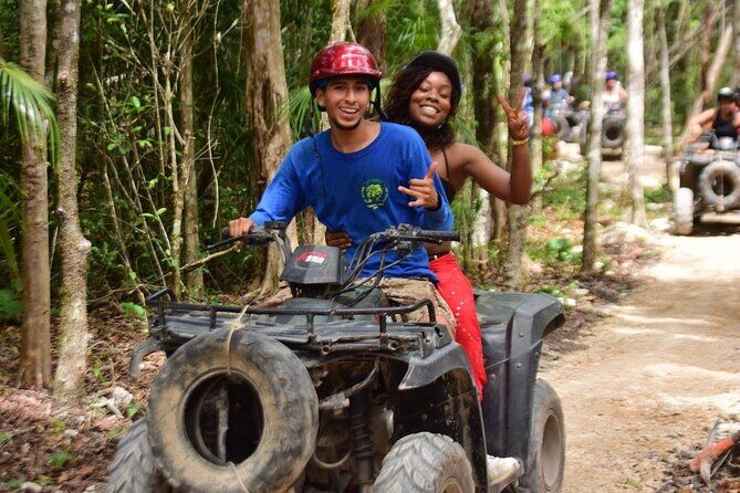 Combo 3 in 1 ATV (shared) Ziplines & Cenote in Puerto Morelos - The Sum Up