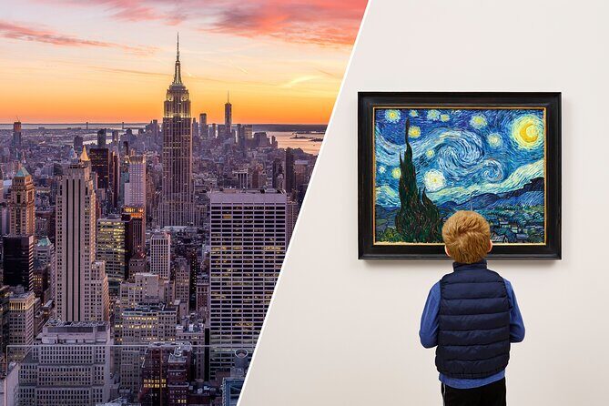 Combo Ticket Top of the Rock Observatory and MOMA - Explore New Yorks Cultural Icons with the Top of the Rock and MoMA Combo Ticket