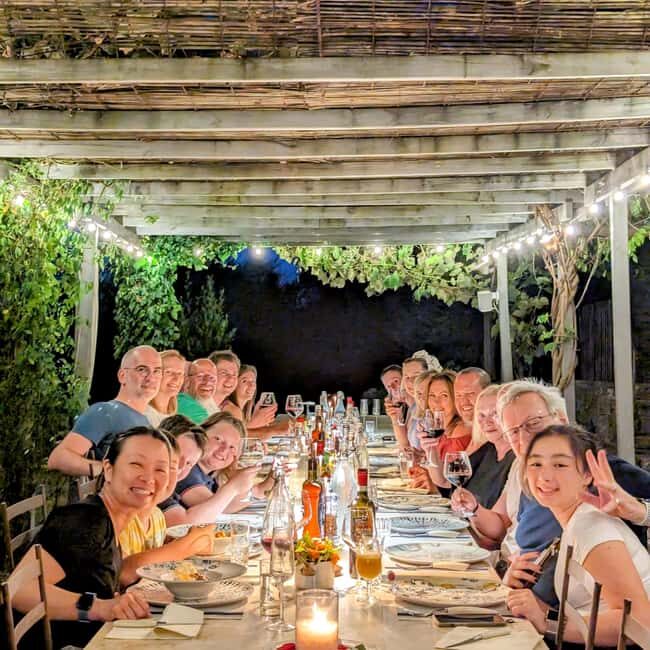 Communal dinner in an ancient Tuscan farmhouse - The Intangible Value: Connections and Atmosphere