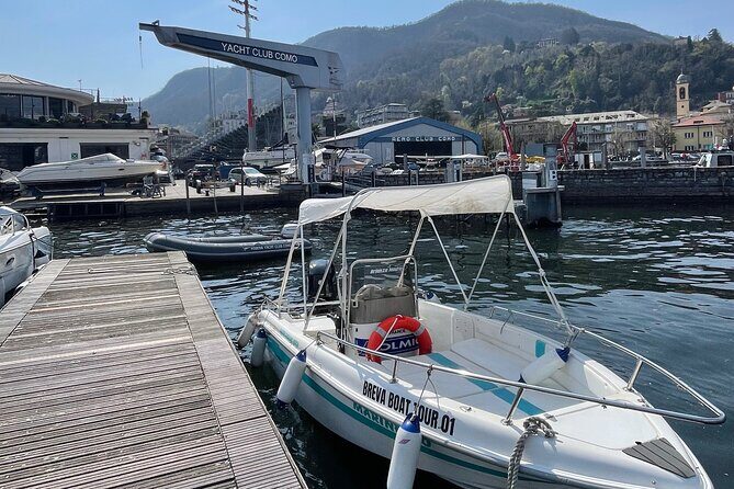 Como Lake Private Self Driving Boat Tour From Como - Key Points