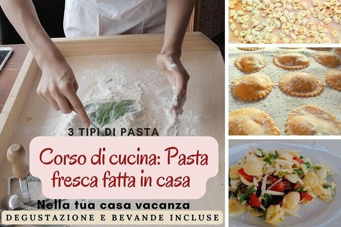Cooking Class in your accommodation: Fresh handmade pasta - Key Points
