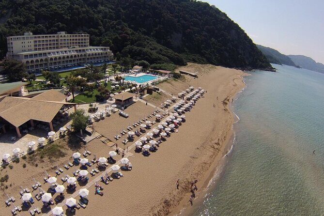 Corfu: A relaxed day at Glyfada Beach - Key Points