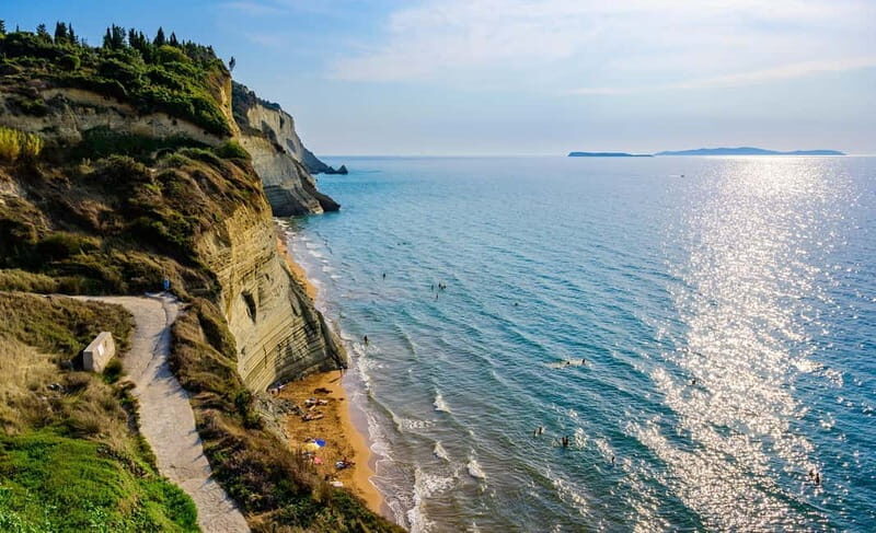 Corfu: Palaiokastritsa Swimming and Loggas Beach Sunset Tour - Transportation and Group Size