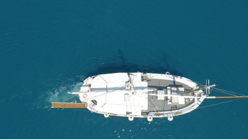 Corfu Town: Full-Day Cruise with Lunch, Drinks & Swim Stops - Passing By Iconic Landmarks