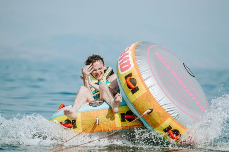 Corfu: Watersports - Inflatable Rides near Corfu Town - Key Points
