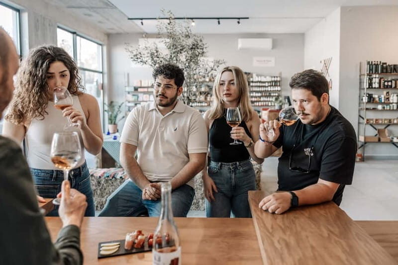 Corfu: Wine Tasting with 5 native grape varieties. - Key Points