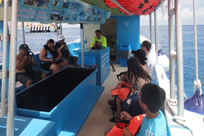 Cozumel Coral Reef Snorkeling by Glass Bottom Boat with Guide - FAQs