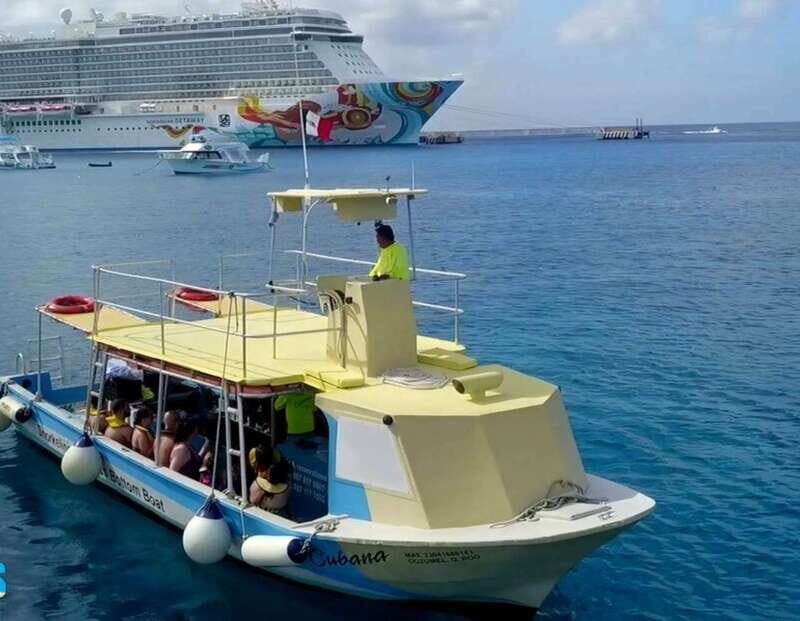 Cozumel: Private VIP Glass Bottom-Boat and Snorkeling Tour - Cozumel: Private VIP Glass Bottom-Boat and Snorkeling Tour