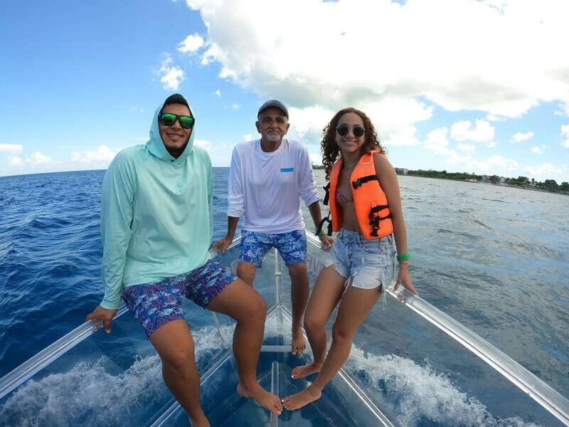 Cozumel: Transparent Boat Tour with Snorkeling and 2 Beers, Clear Boat - Authentic Insights from Reviewers
